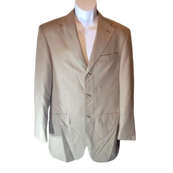 Lineage | Suits & Blazers | Lineage Milan New York Brown Striped Blazer Suit Jacket 36r 36 ...